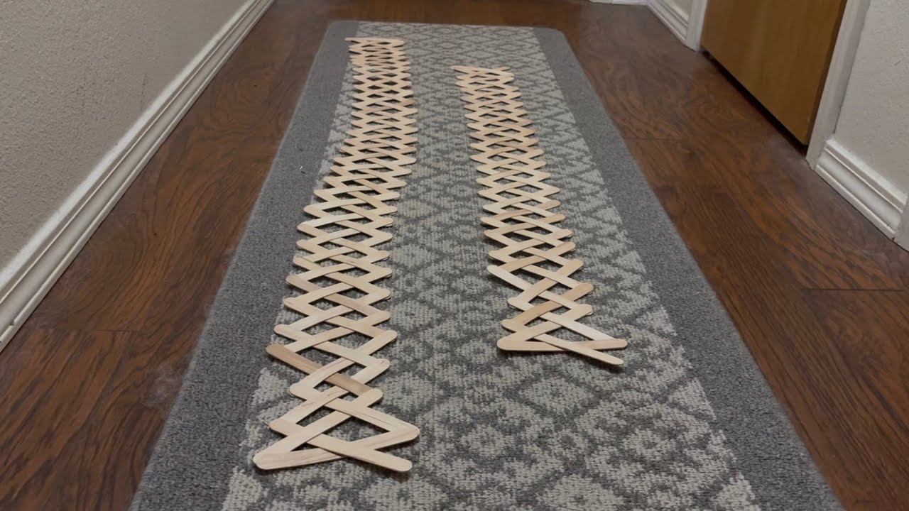 Kinetic energy with popsicle sticks! - YouTube
