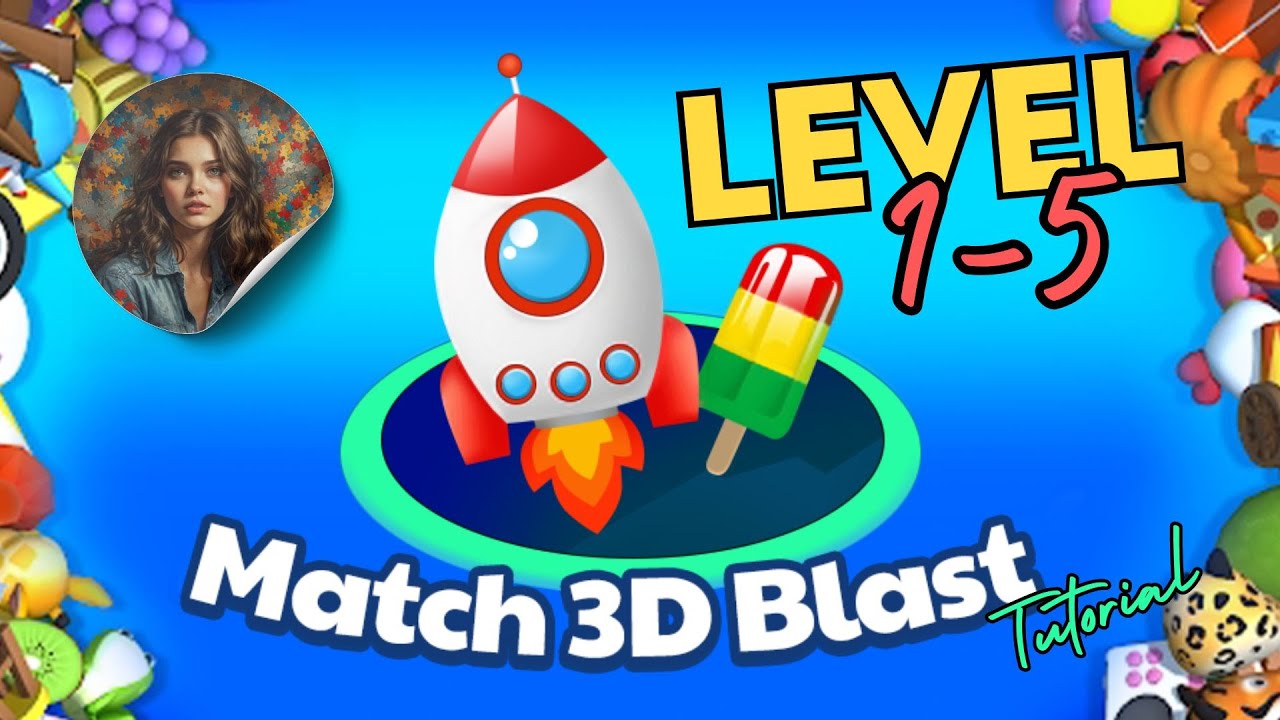 Match 3D Blast Matching Games Level 1-5 - YouTube