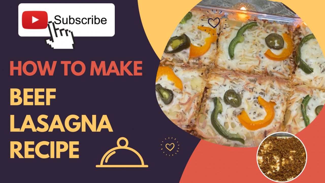 Beef Lasagna Recipe | Easy Dinner | How To Make Lasanya | Homemade ...