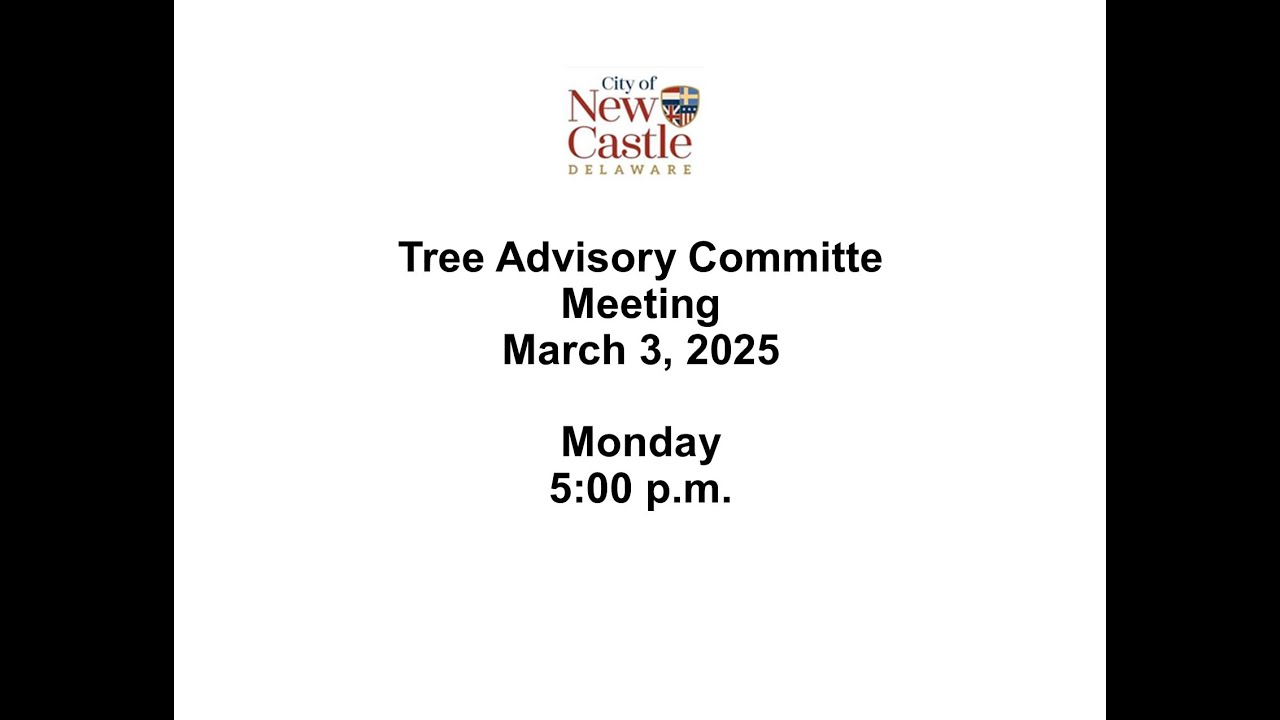 3-3-2025 Tree Advisory Committee Meeting - YouTube