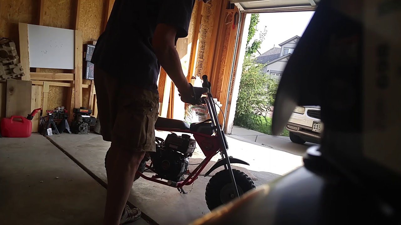 ARC Billet Flywheel Kickback When Starting Predator 212 - YouTube