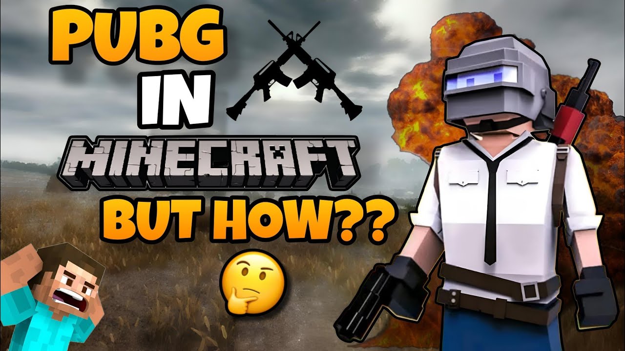 PLAYING PUBG MOBILE IN MINECRAFT☠️ || BUT HOW🤔?? - YouTube