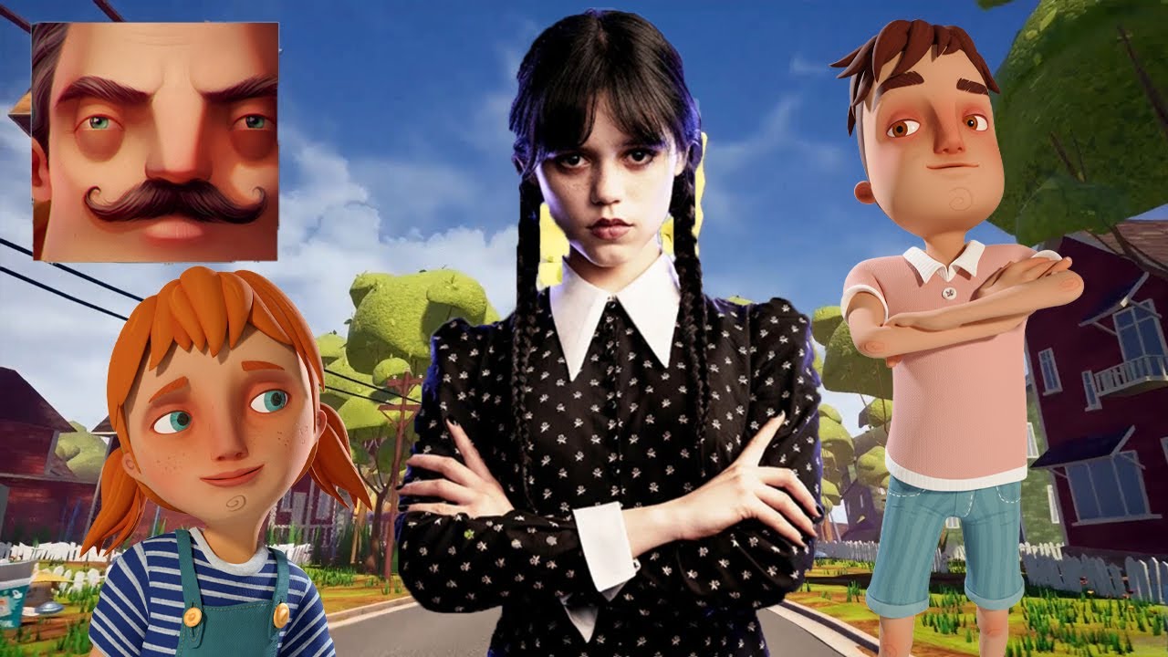 Hello Neighbor - My New Neighbor Wednesday Addams Act 3 Gameplay ...