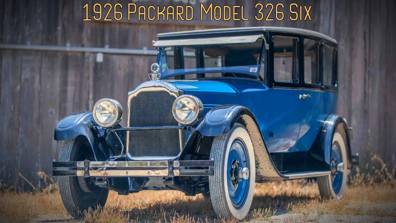 1926 Packard Model 326 Sedan Drive and Walk Around - YouTube