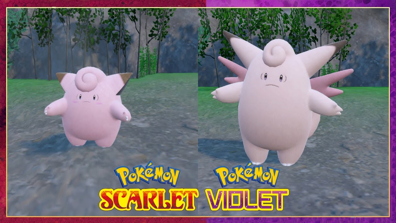 Pokemon Scarlet & Violet How To Evolve Clefairy Into Clefable - YouTube