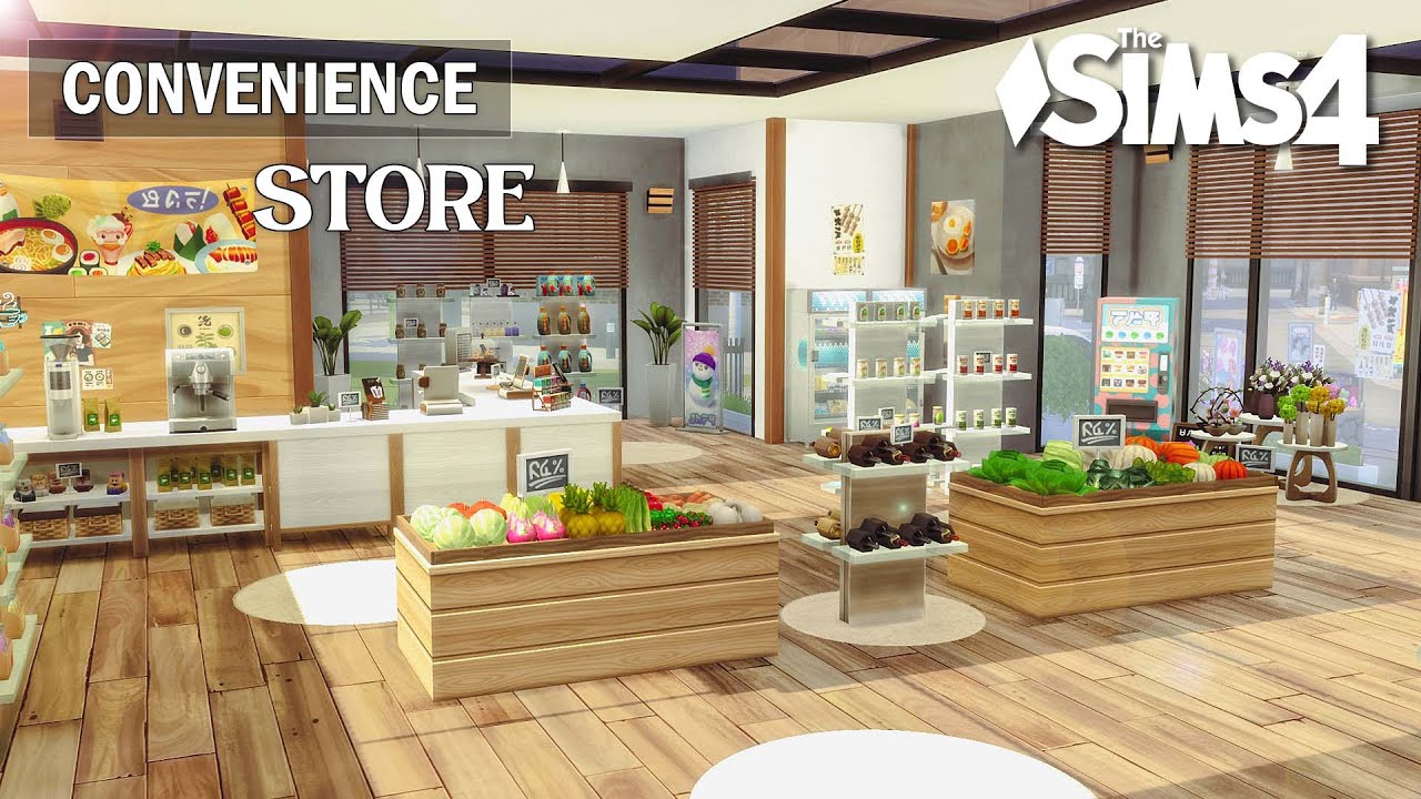 Convenience Store 🌭 | No CC | Artworks | Stop Motion | Sims 4 Video ...