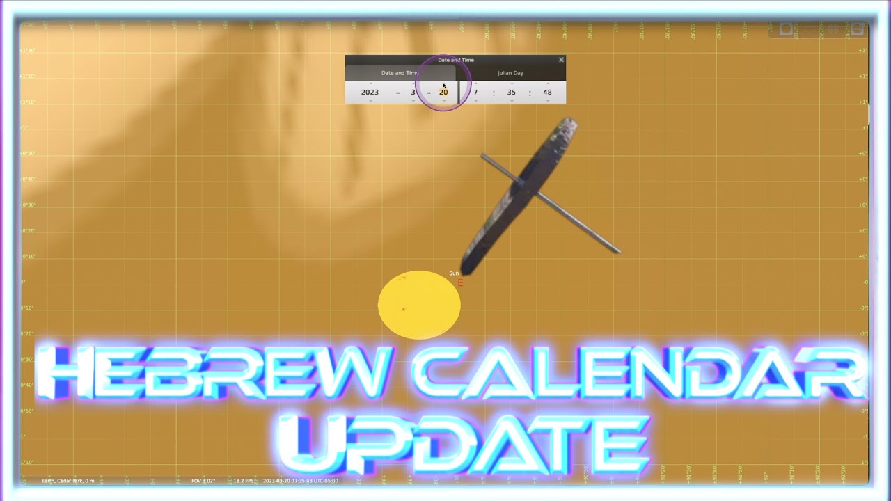 2023 HEBREW CALENDAR UPDATE evidence for a 13th month this year ...