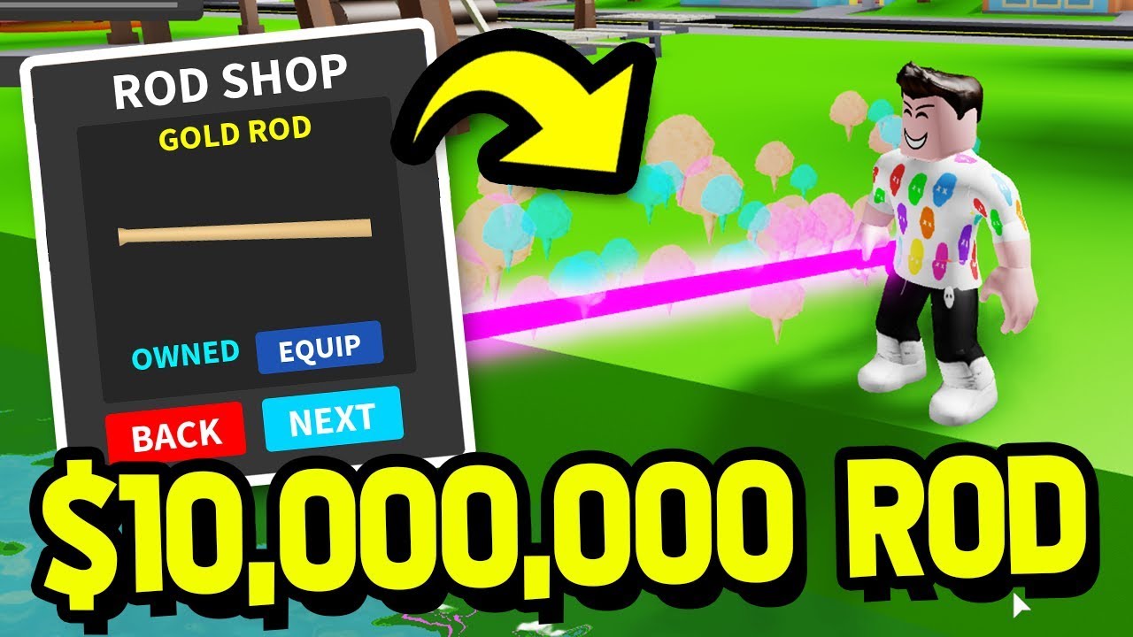 I GOT THE $10,000,000 GOD ROD in FISHING SIMULATOR - YouTube
