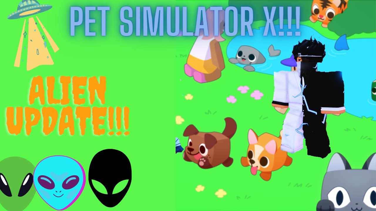 Pet Simulator X Livestream! Alien Update (Grinding The Update) Come ...
