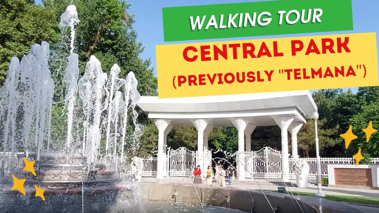 4K, Tashkent's Central Park (Telmana) #tashkent #Uzbekistan # ...