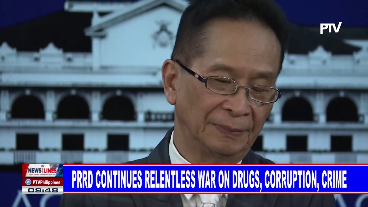 PRRD continues relentless war on drugs, corruption, crime - YouTube
