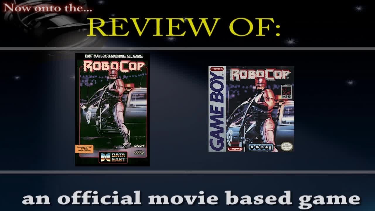 Movies to Video Games Review - Robocop (C64 & Gameboy) - YouTube