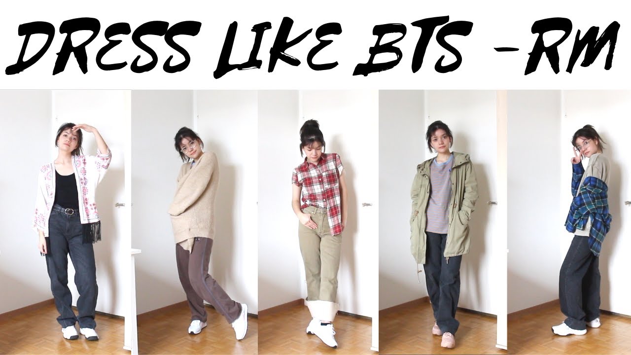 How to DRESS LIKE BTS - RM/Namjoon outfit inspiration - YouTube