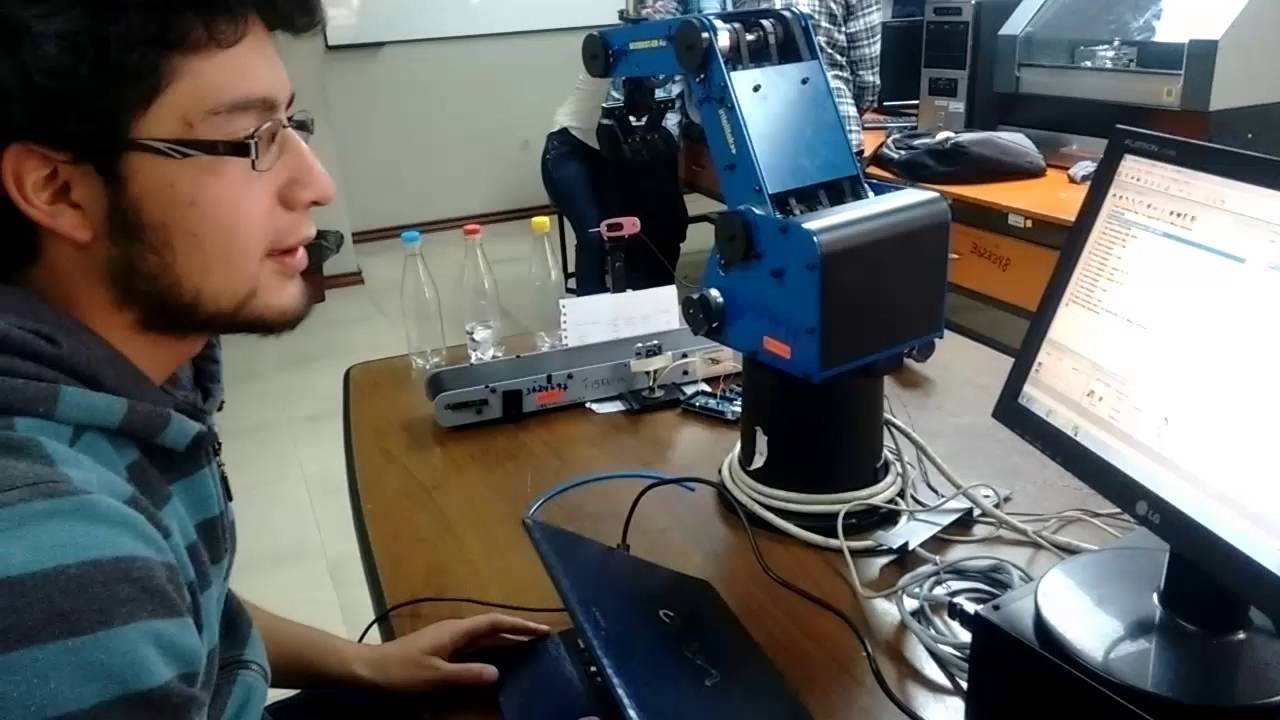 CONTROL DE SCORBOT 4ER-4U MEDIANTE DETECCIÓN DE IMAGEN - YouTube