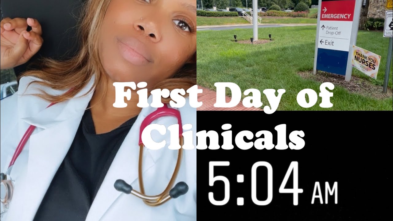 FIRST DAY OF CLINICALS | Nursing Student Edition|MyeshiaShantal - YouTube