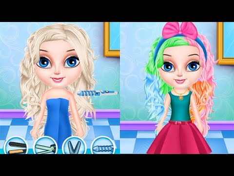 Baby Elsa Hairstyle Design - Baby Elsa Games - Kids Game Videos By Baby ...