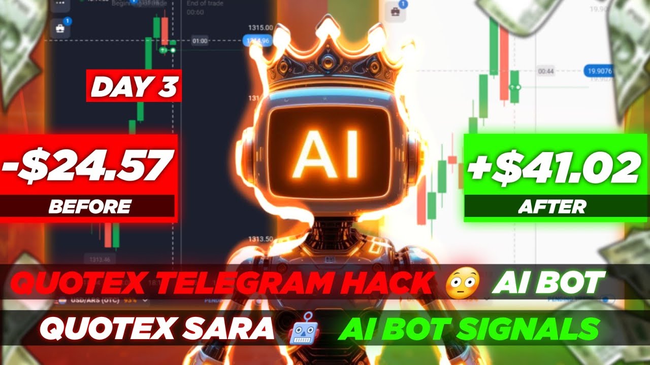 I Used Quotex Trading Bot for 30 Days and Made $100000 from $10 🤖 Day 3 ...