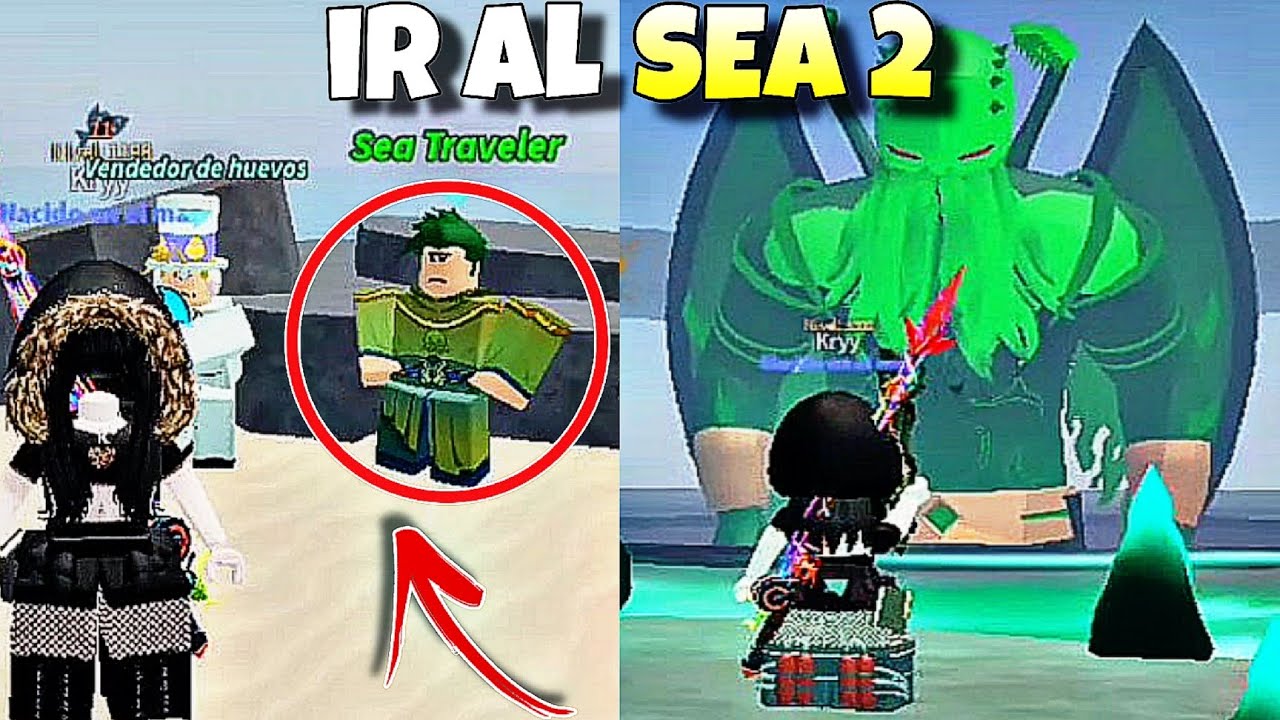 COMO IR AL SEA 2🏞 (segundo mar) Y *PODER REGRESAR* en fish ROBLOX - YouTube