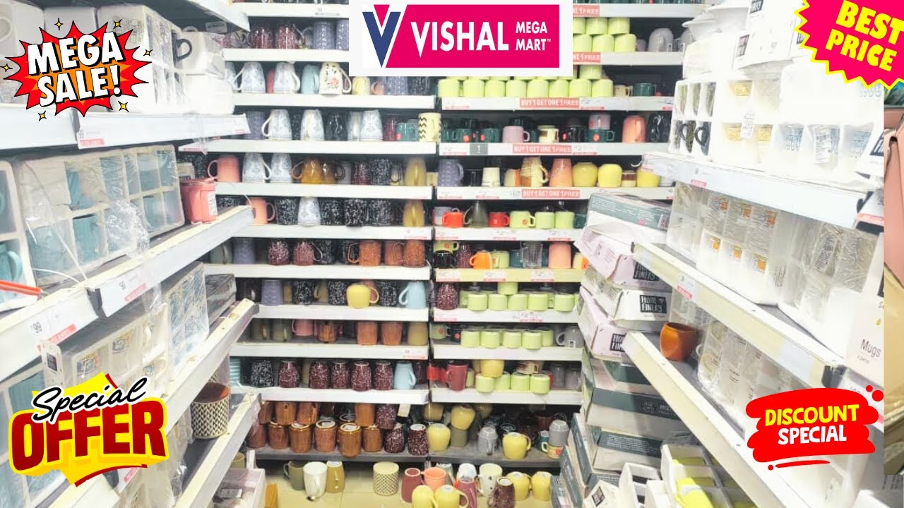 Vishal Mega Mart Crockery Items | Vishal Mega Mart Tea and Coffee Mugs ...