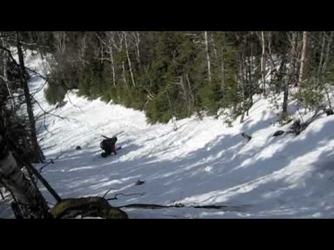 Gothics True North and Lower Wolfjaw. Backcountry Snowboarding in the ...