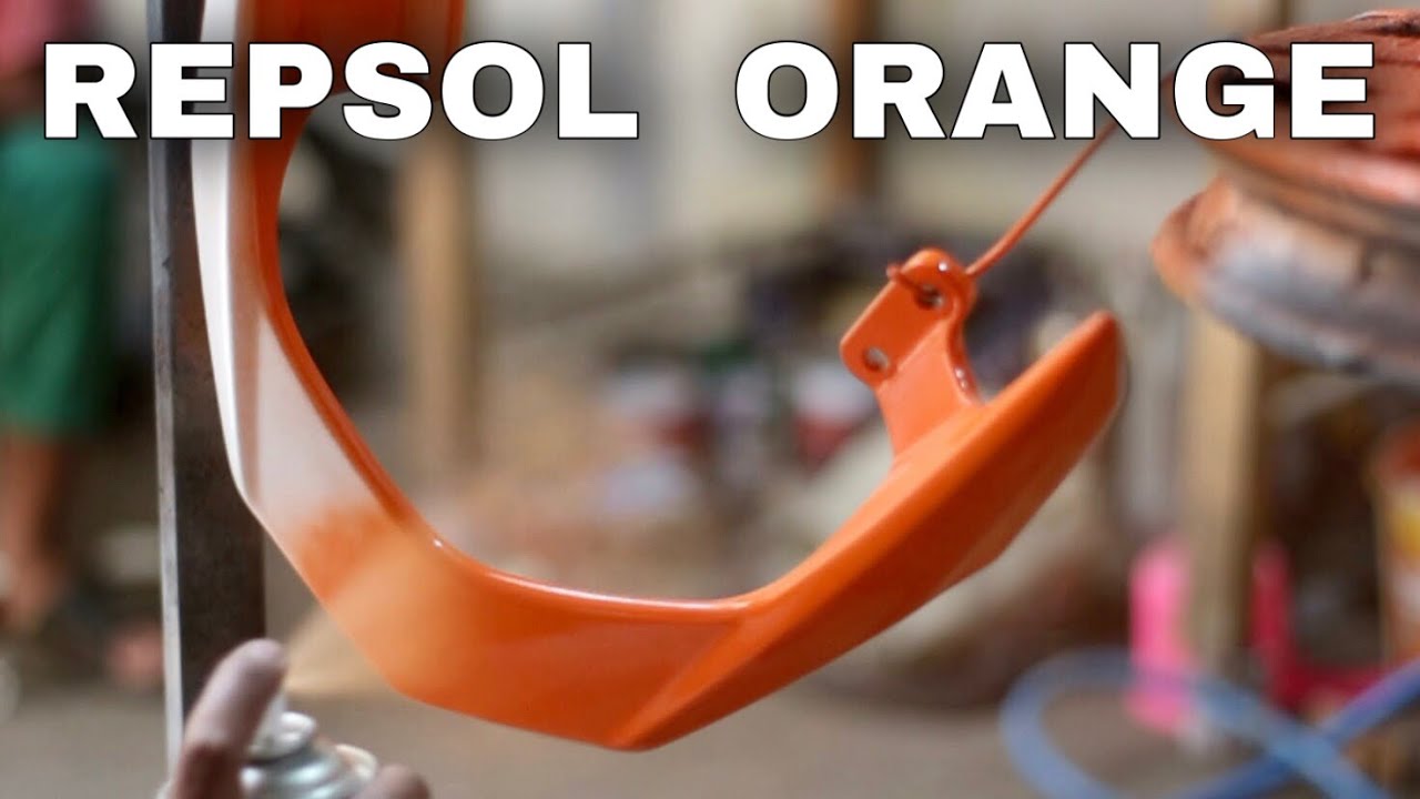 REPSOL ORANGE YANG KEMERAH MERAHAN..WARNA NYA MIRIP HONDA REPSOL NEH ...