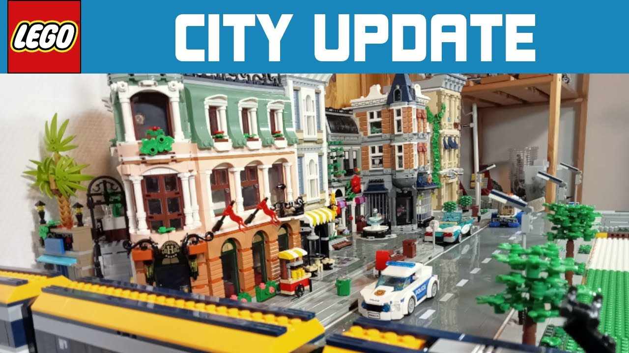 Adding more to the Layout - LEGO City Update - YouTube