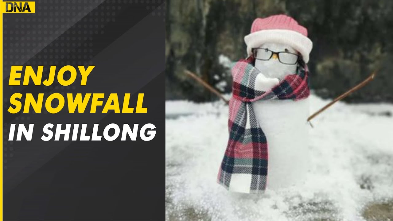 Breathtaking! Shillong turns white after snowfall | Meghalya | Winter ...