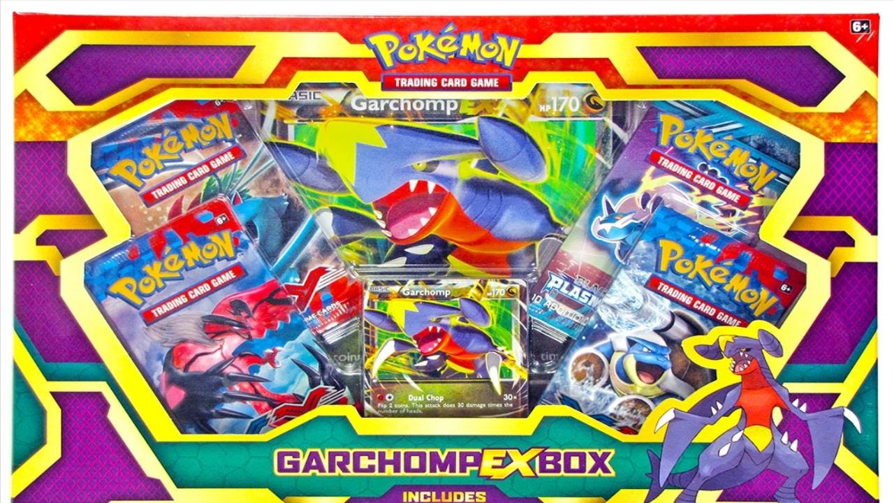 Opening a Pokemon X and Y Garchomp EX Box! - YouTube