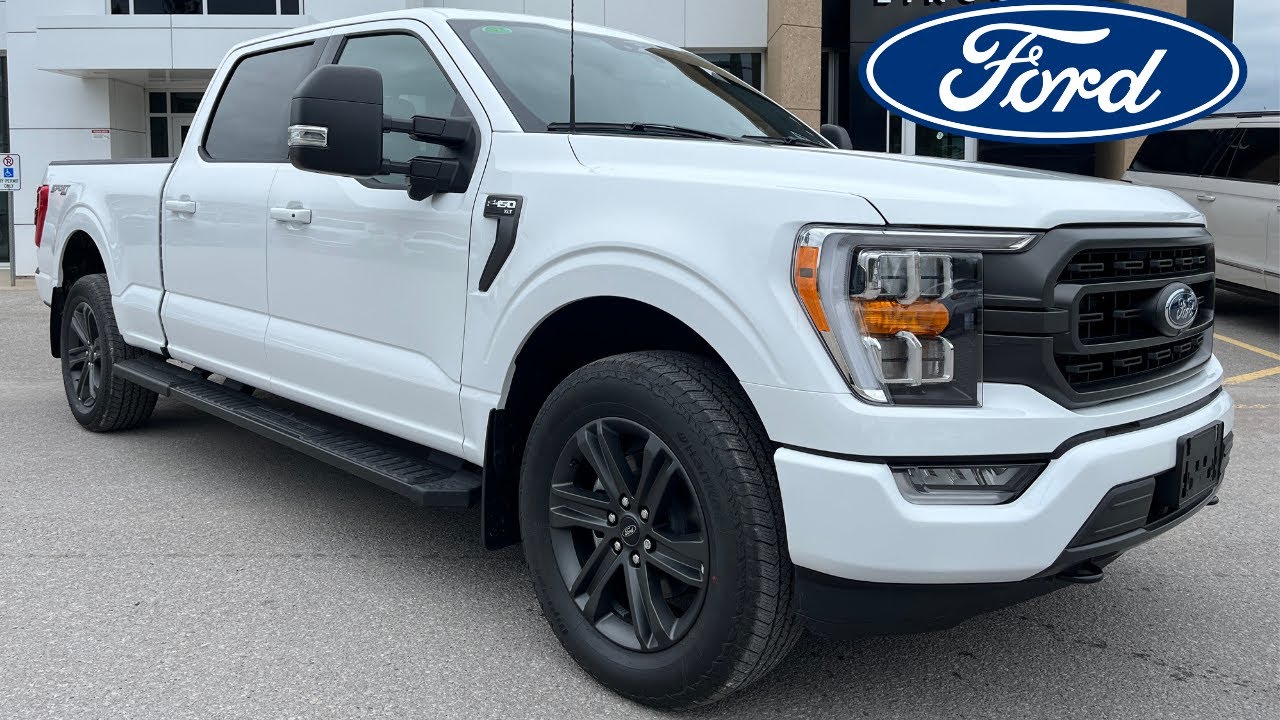 2023 F-150 XLT 302A 3.5L EcoBoost in Oxford White Walk-Around - YouTube