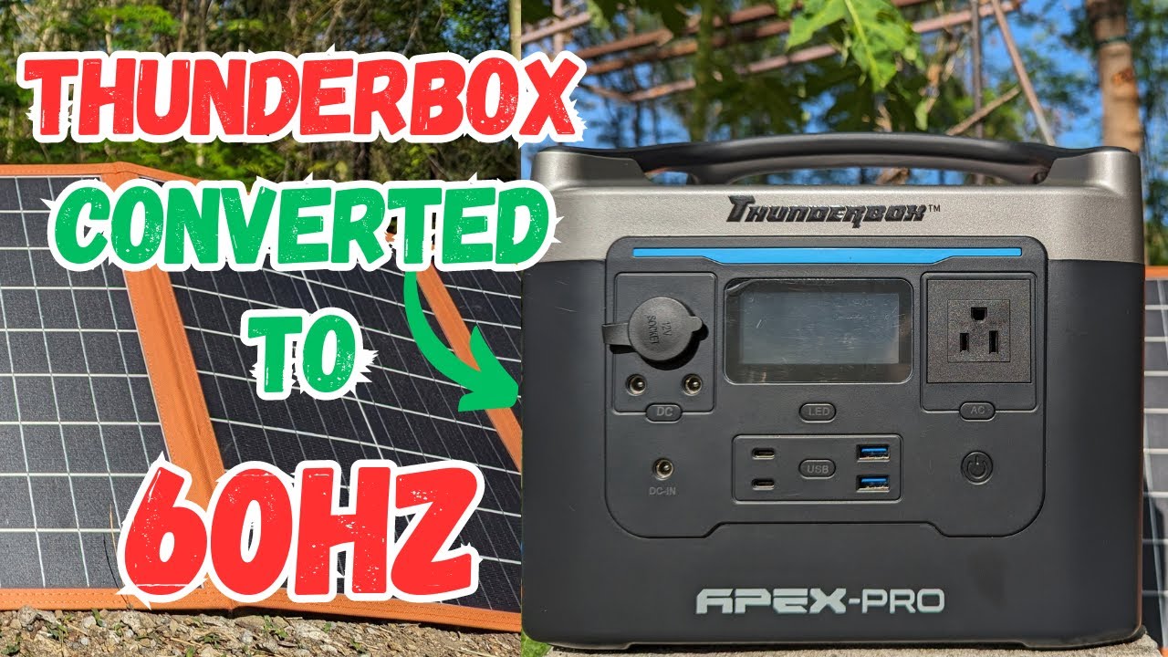 How to convert Thunderbox Apex Pro to 60hz - YouTube