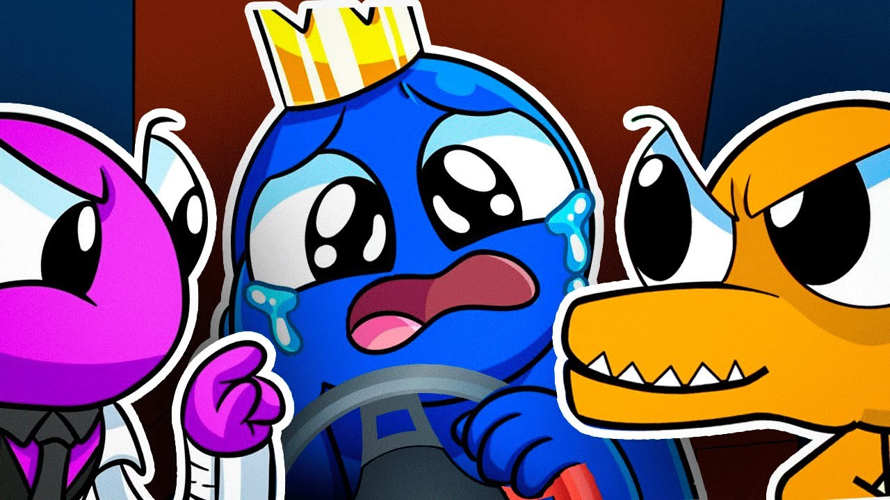 Rainbow Friends CRASHED A CAR They Got Into An Accident о_О Roblox ...