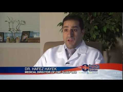Dr Hafez Hayek of CMC Sleep Lab explains the process of a sleep study ...