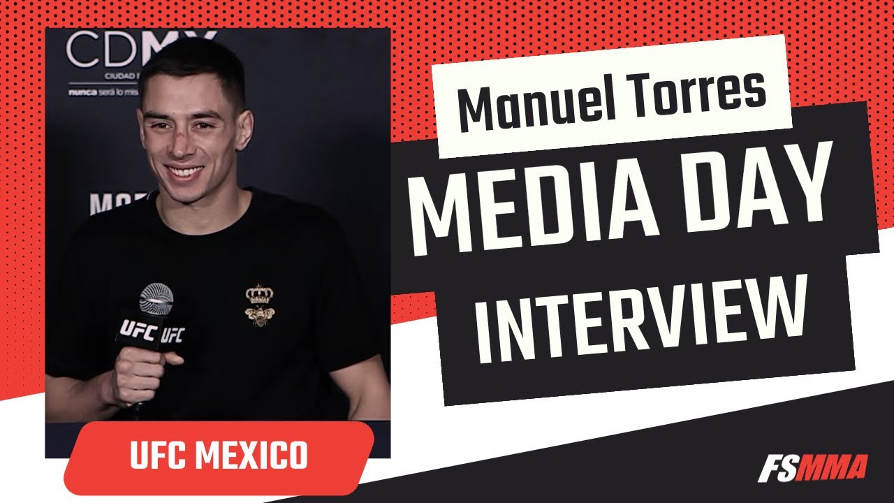 Manuel Torres full UFC Mexico pre-fight media day interview - YouTube