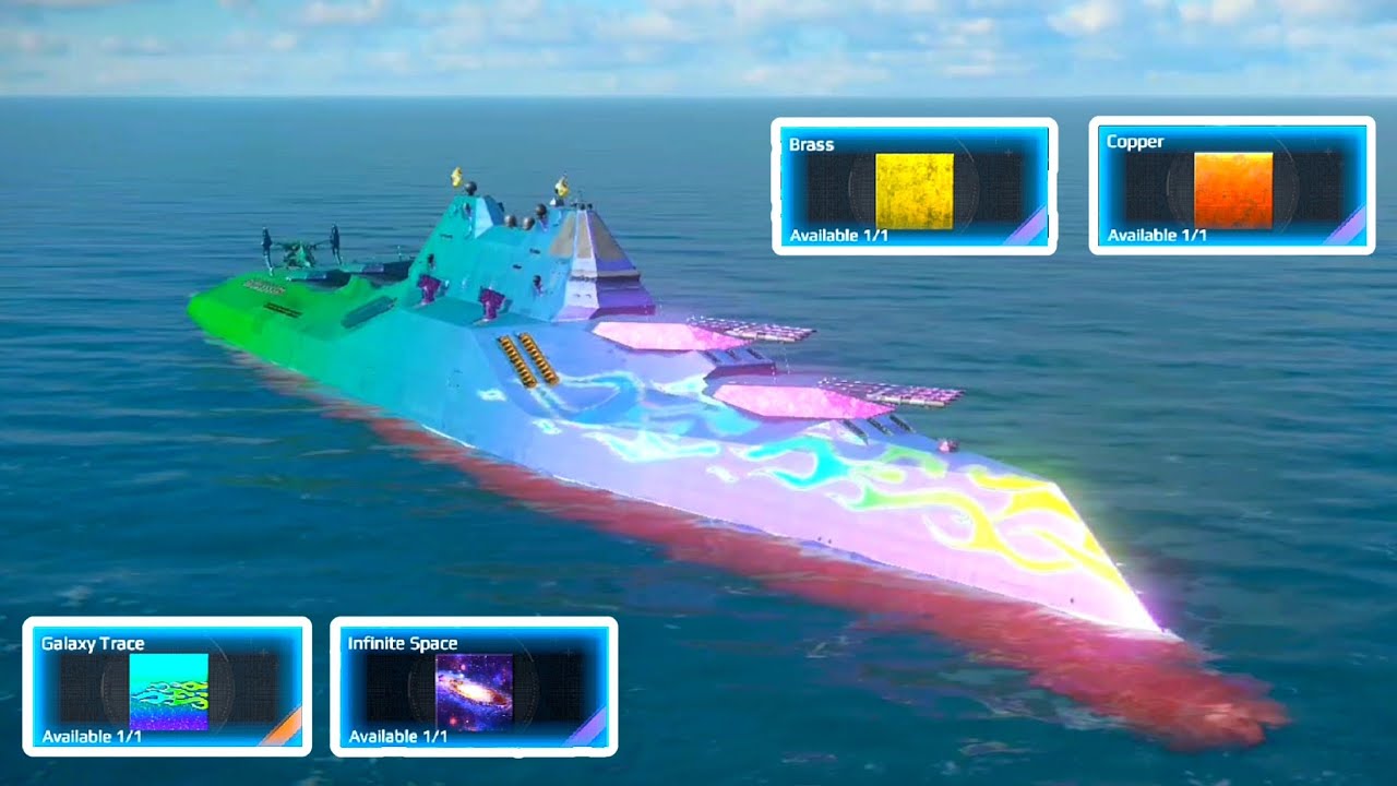 Modern Warships - What the New Event Camouflages Look Like Details İn ...