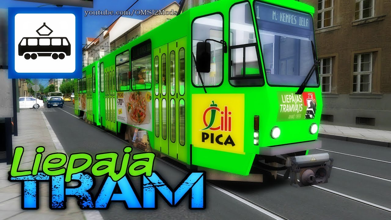 OMSI 2 – TRAM (Latvia, Liepaja 2020 New Version BUS+TRAM) - YouTube
