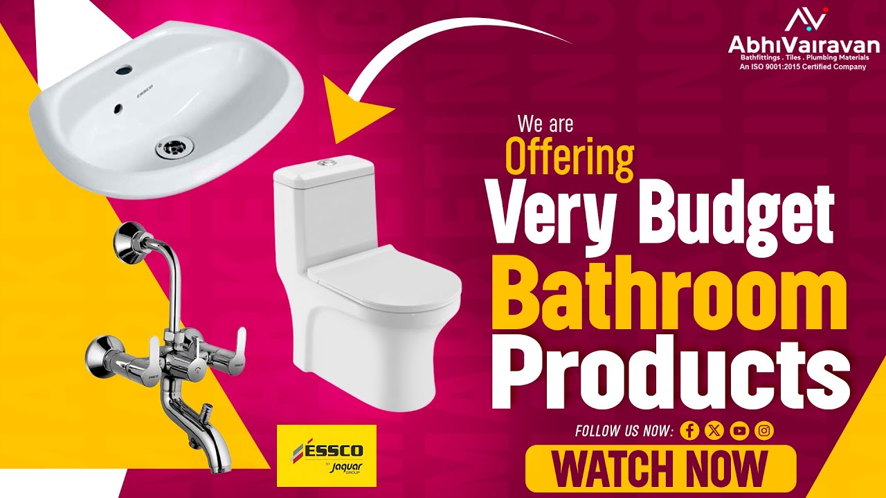 Jaquar's Very Budget Friendly Product In The Name Of Essco😍 | Abhi ...