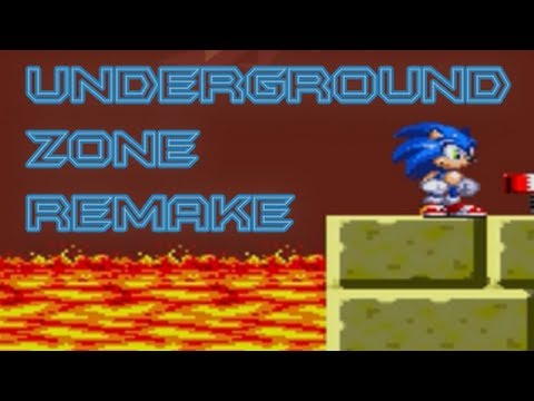 Sonic The Hedgehog 2 SMS Remake - Underground Zone - YouTube