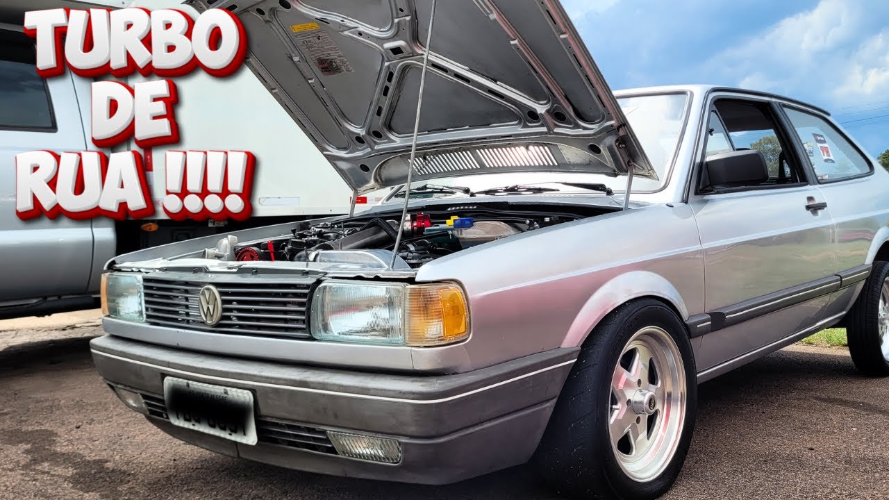 GOL TURBO DE RUA !! confira este projeto top!! GOL motor ap turbo com ...