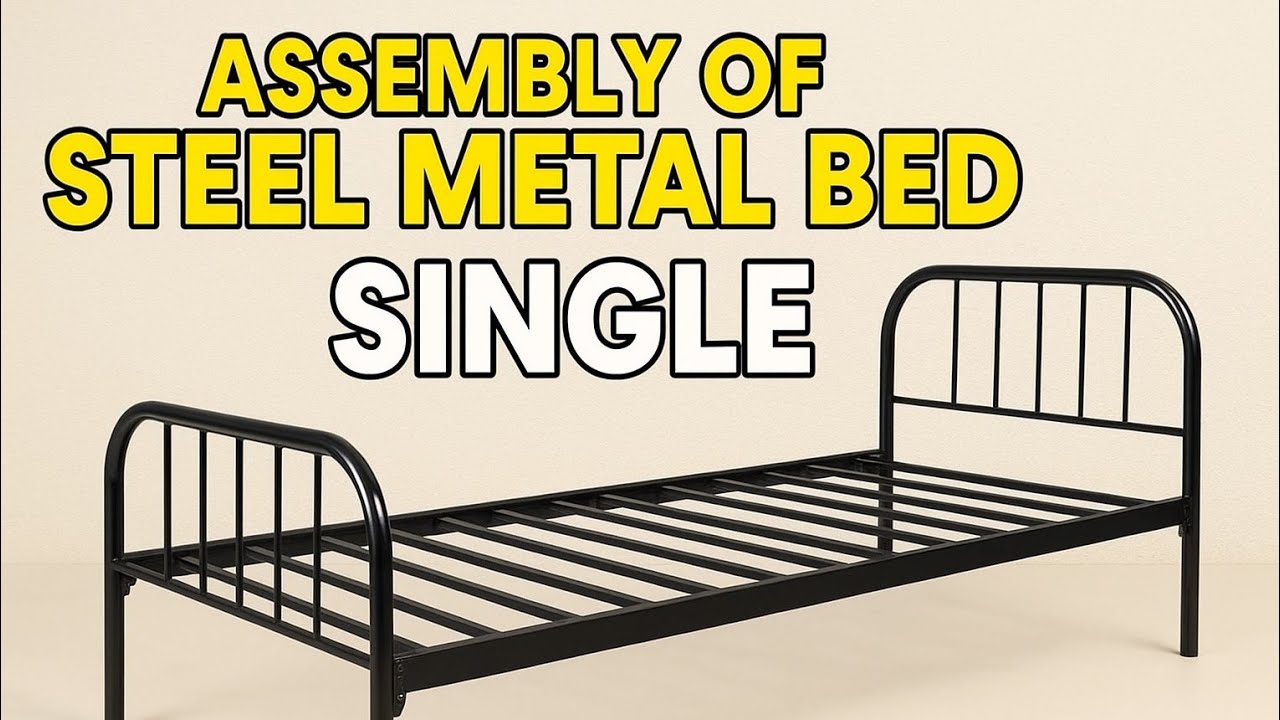 Easy Metal Bed Assembly | Step-by-Step Guide - YouTube