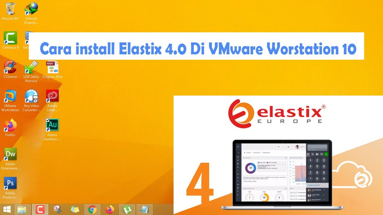 Cara Install Elastix 4.0 di VMware 10 || How to Install Elastix 4.0 in ...