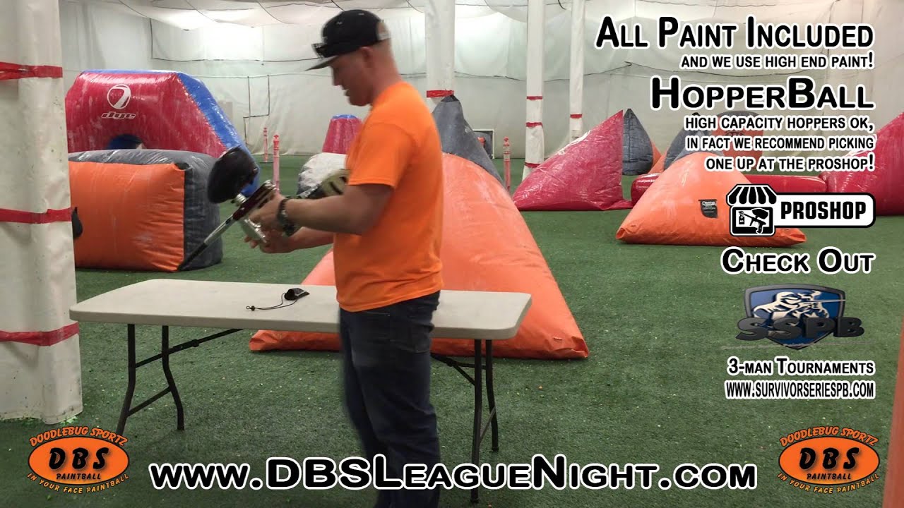 All Paintballs Included at DBS League Night! - YouTube