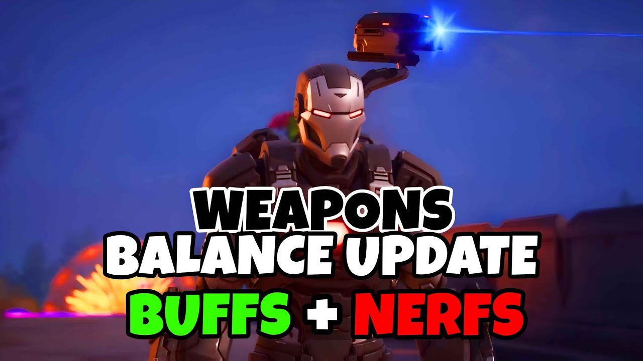 *NEW* Fortnite Weapons BALANCE UPDATE Is Here! 🛠 (ALL Stats Of NERFS ...