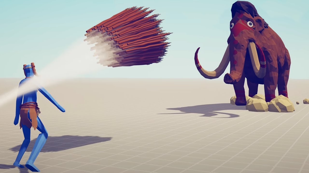 EVERY GOD vs MAMMOTH | Totally Accurate Battle Simulator TABS - YouTube