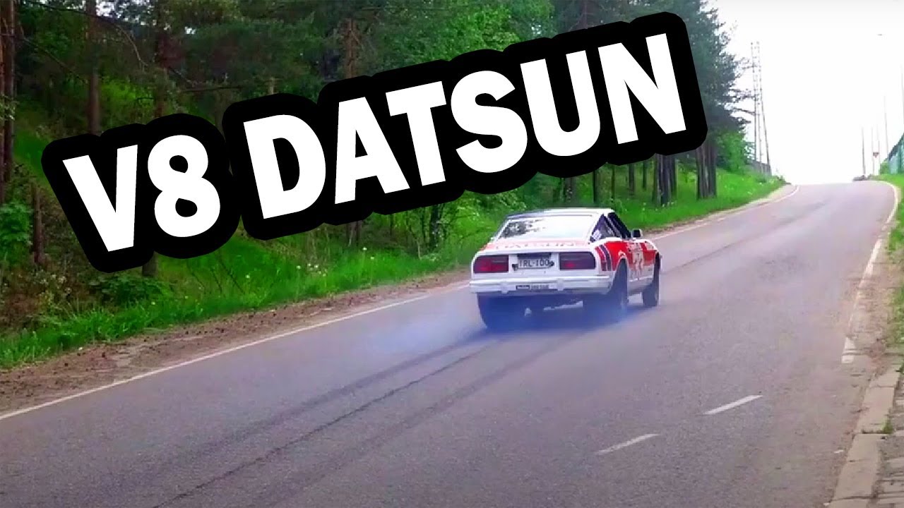 Zombie Datsun sai rekisterikilvet ja heti haastettiin viivalle! - YouTube