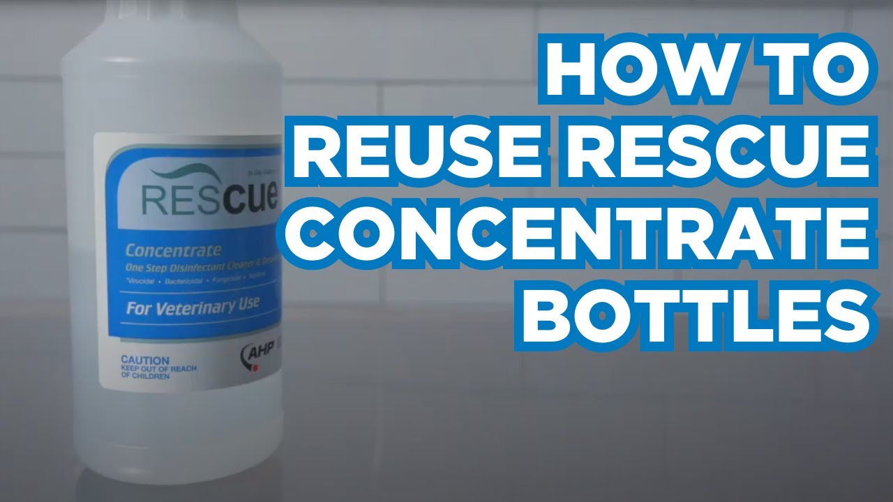 Eco-Friendly Practices: Reusing Rescue Concentrate Bottles - YouTube