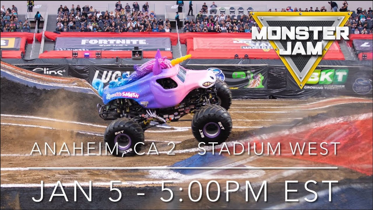 MONSTER JAM ANAHEIM 2 JAN 5 2025 LIVE REACTION - YouTube