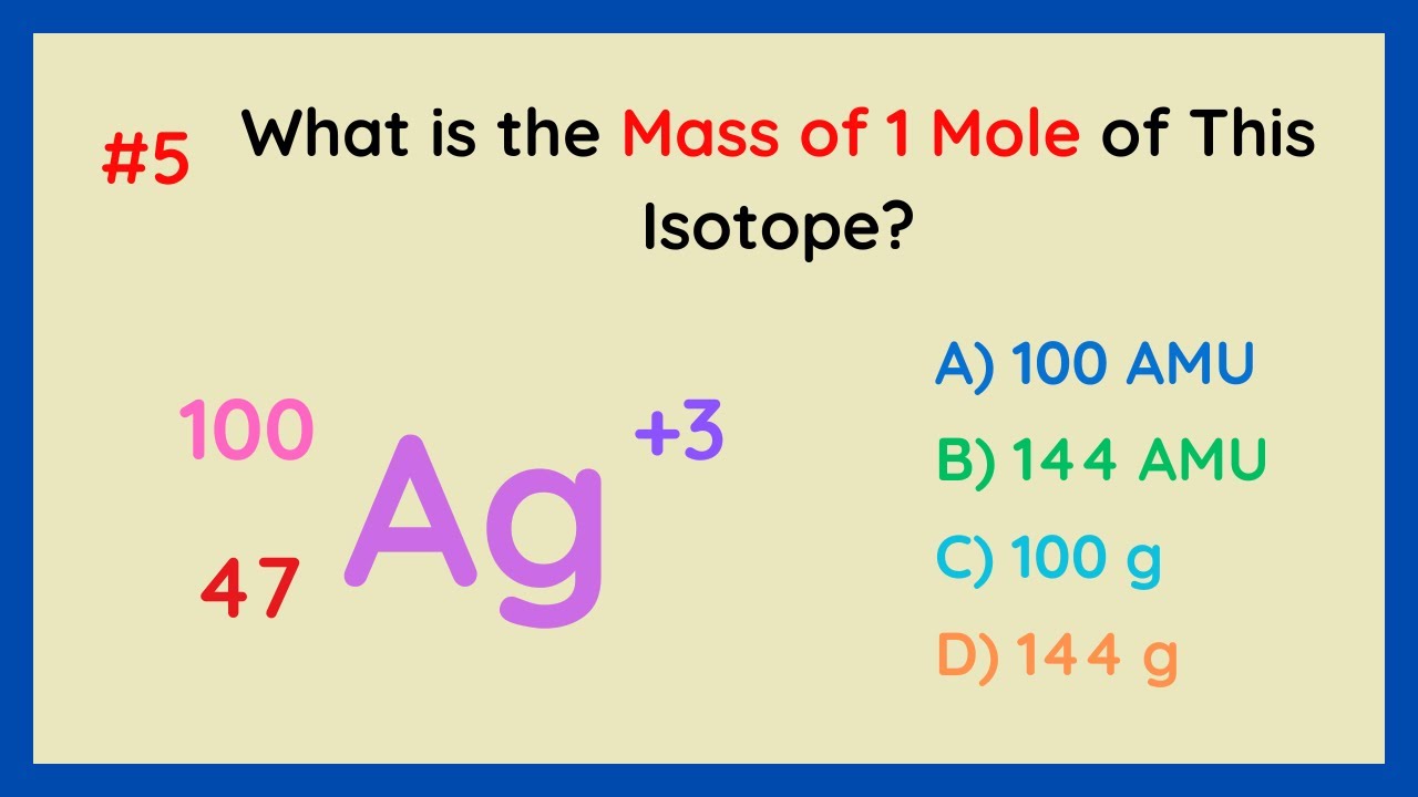5 Need To Know Silver Isotope Questions - Molar Mass, Electron Percent ...