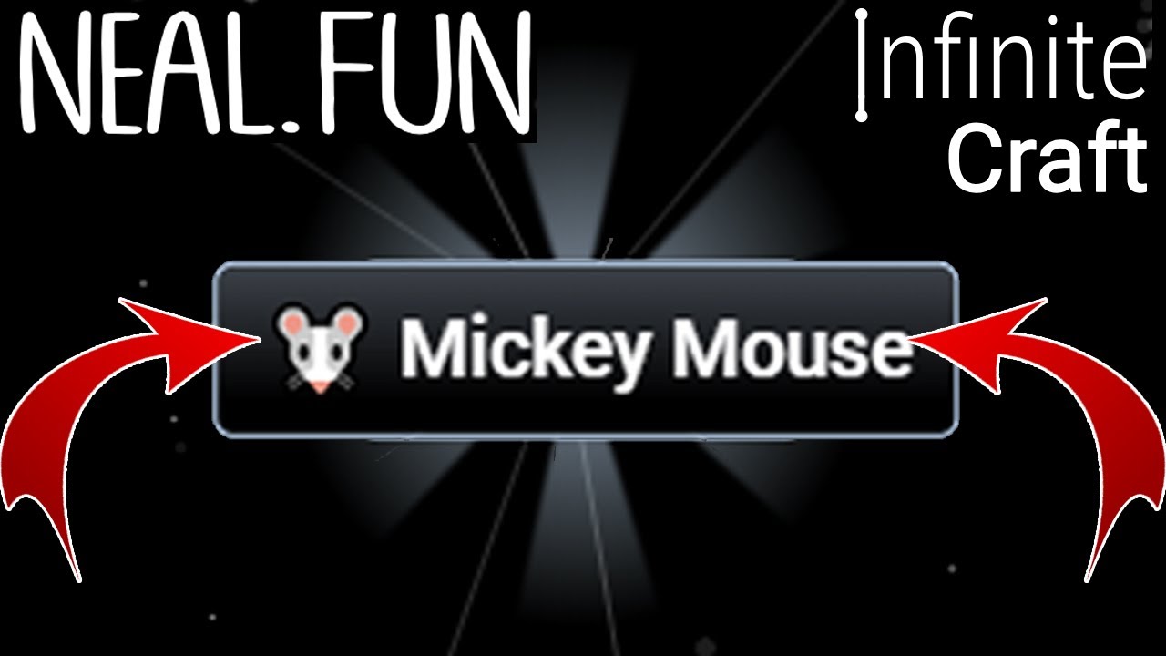 How to Get Mickey Mouse in Infinite Craft | Make Mickey Mouse in ...