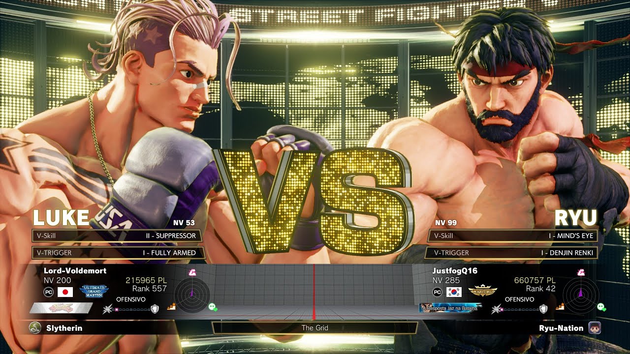 SFV Champion Edition 🔥 Lord-Voldemort (LUKE) Vs JustfogQ16 (RYU) 🔥 Online Match's 02-28-2023 ...