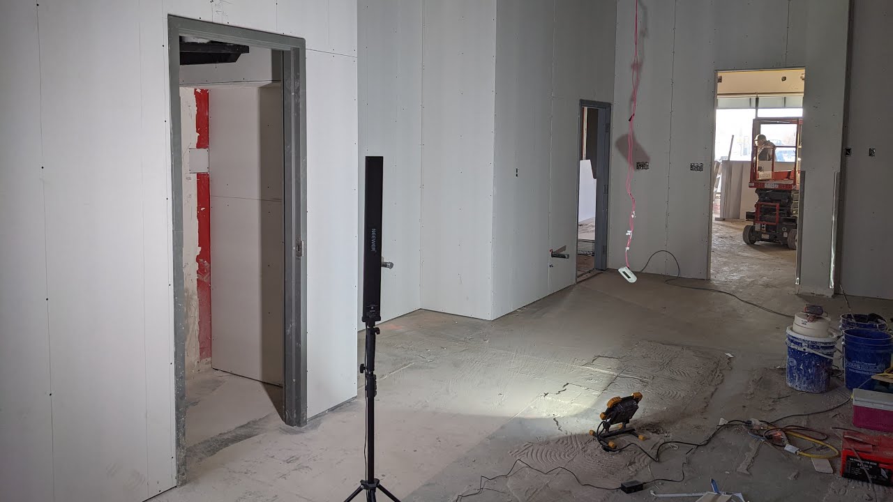 Metal Stud Framing Live On Site Doors All Back Together! - YouTube